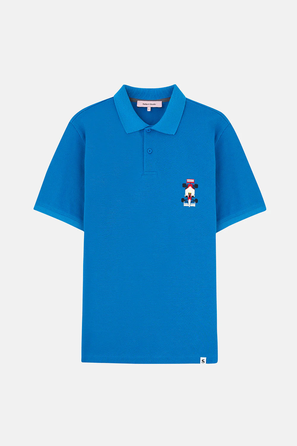 Socrates Polo T-shirt - Blue – Reflect Studio Merch